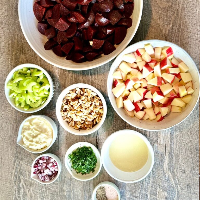 Beetroot Salad with Apples and Walnuts Recipe - Penny's Primal